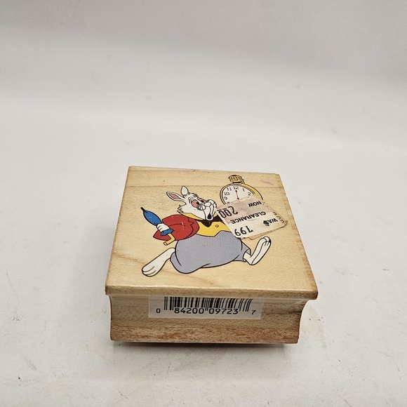 Disney | Art | Rare Disney Alice In Wonderland Im Late All Night Media ...